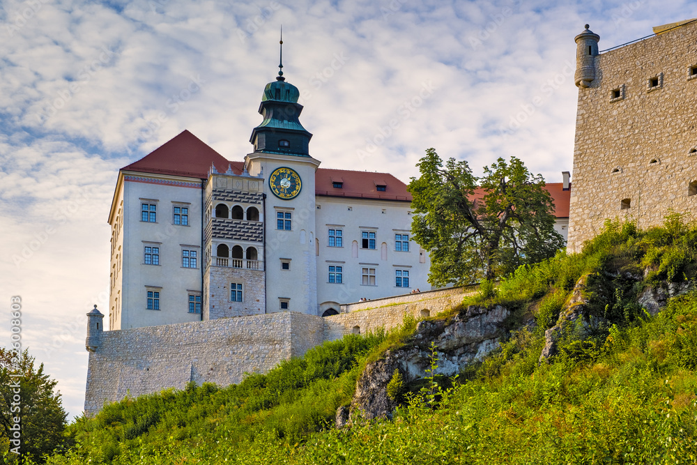 Pieskowa Skala, Poland - Historic castle Pieskowa Skala by the Pradnik ...
