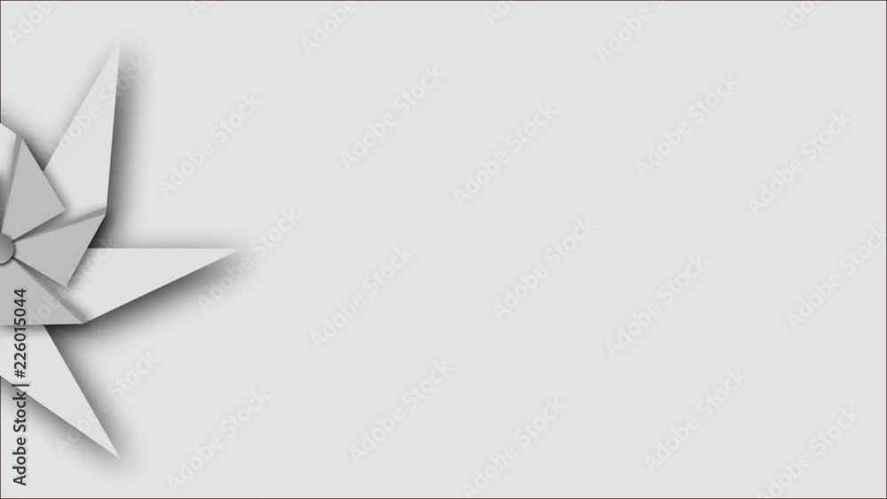 Paper Windmill rotation, colorful Paper windmill animation. paper fan ...