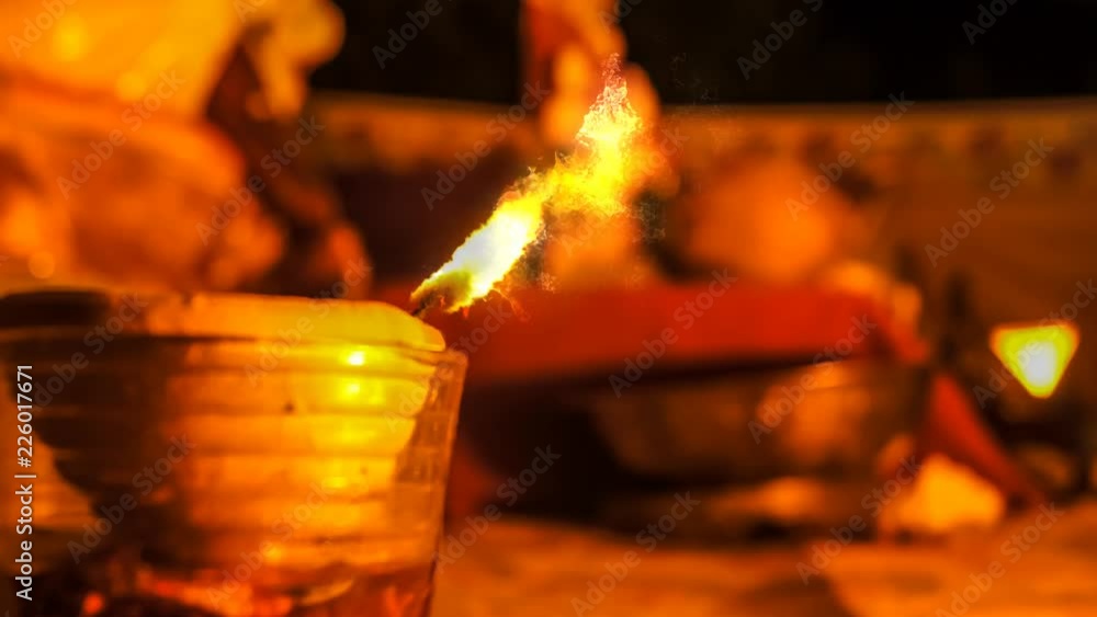 Oil lamp Background, oil lamp animation, Diya flame animation, motion ...