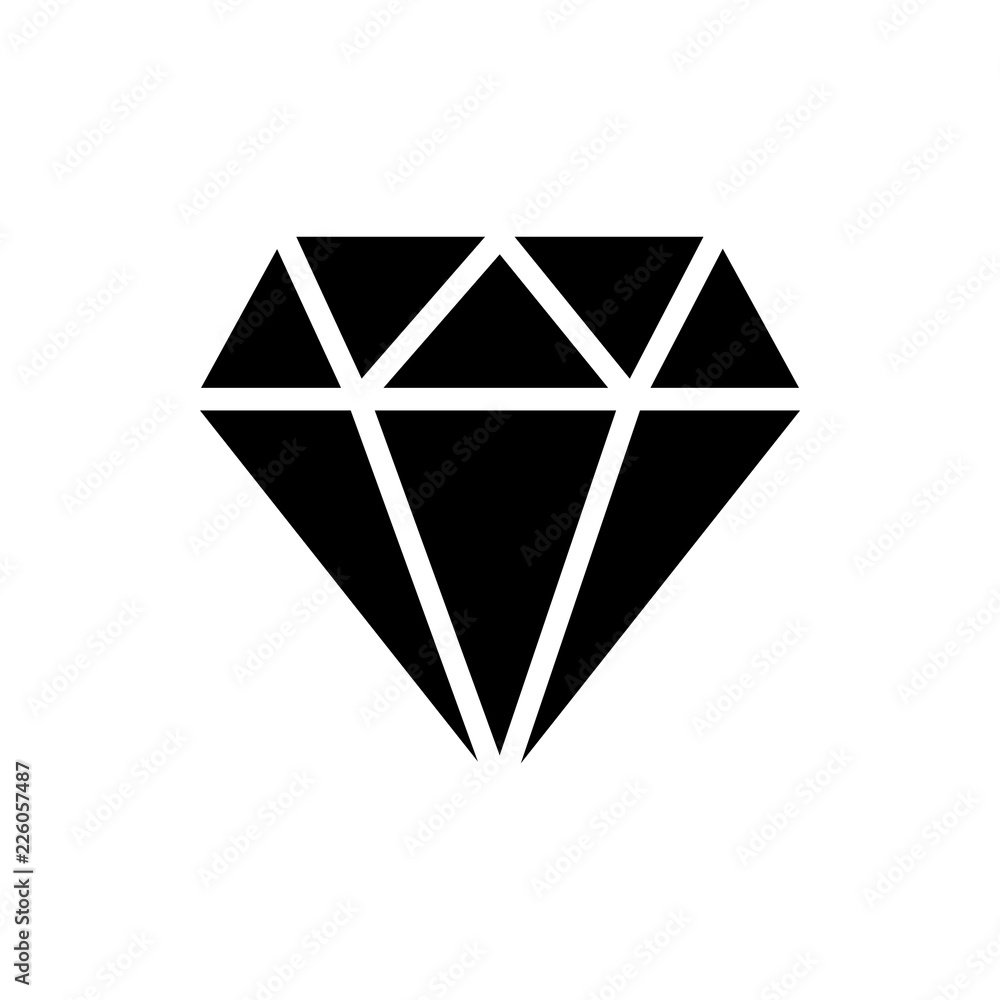 Simple Diamond Vector
