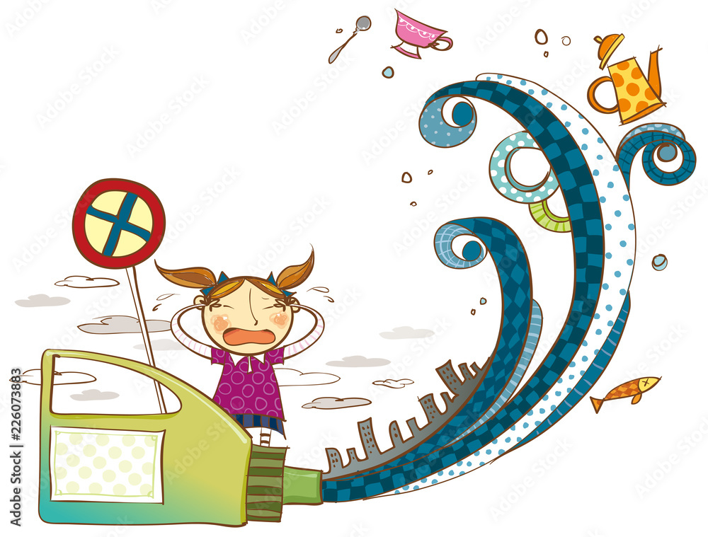 flood effect Stock Vector | Adobe Stock