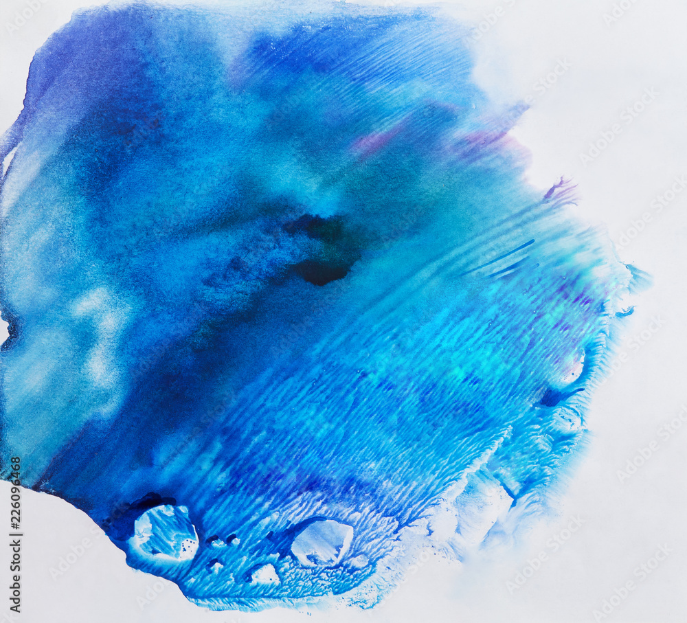 stain of the blue watercolor, background Stock Illustration | Adobe Stock