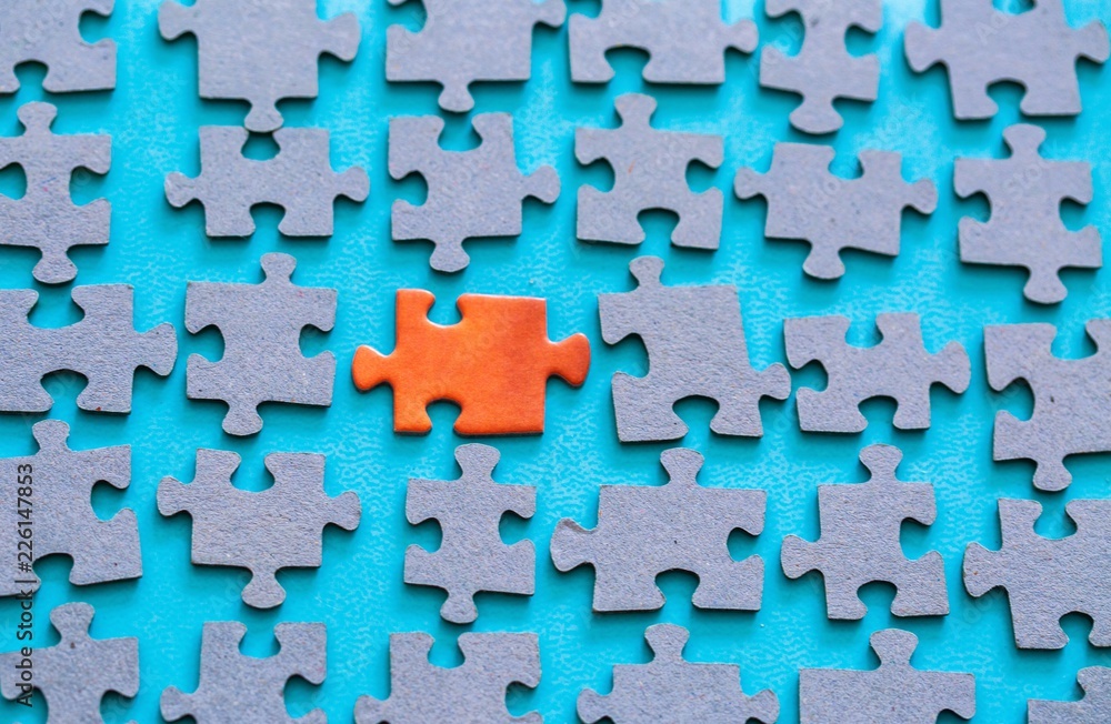 Puzzle pieces background Stock Photo | Adobe Stock