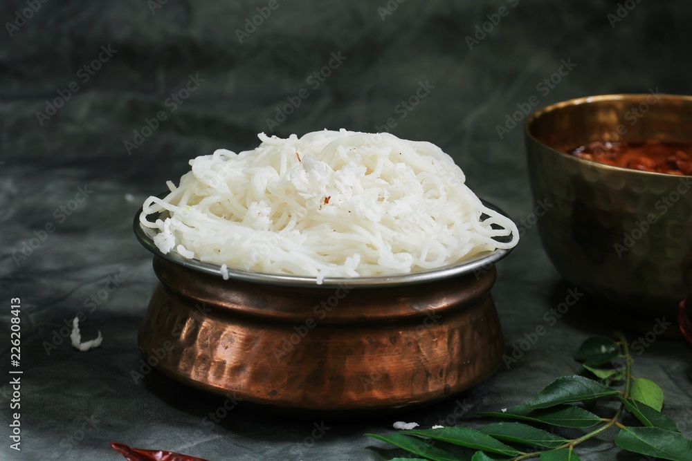 Idiyappam/ String Hoppers - Traditional Kerala Steamed Breakfast served ...