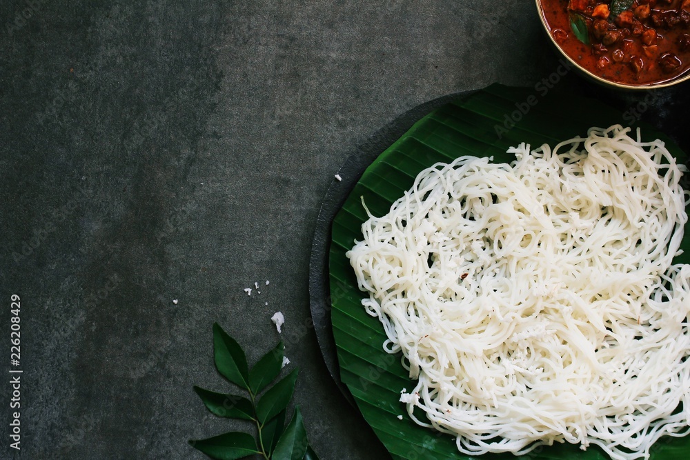Idiyappam/ String Hoppers - Traditional Kerala Steamed Breakfast served ...