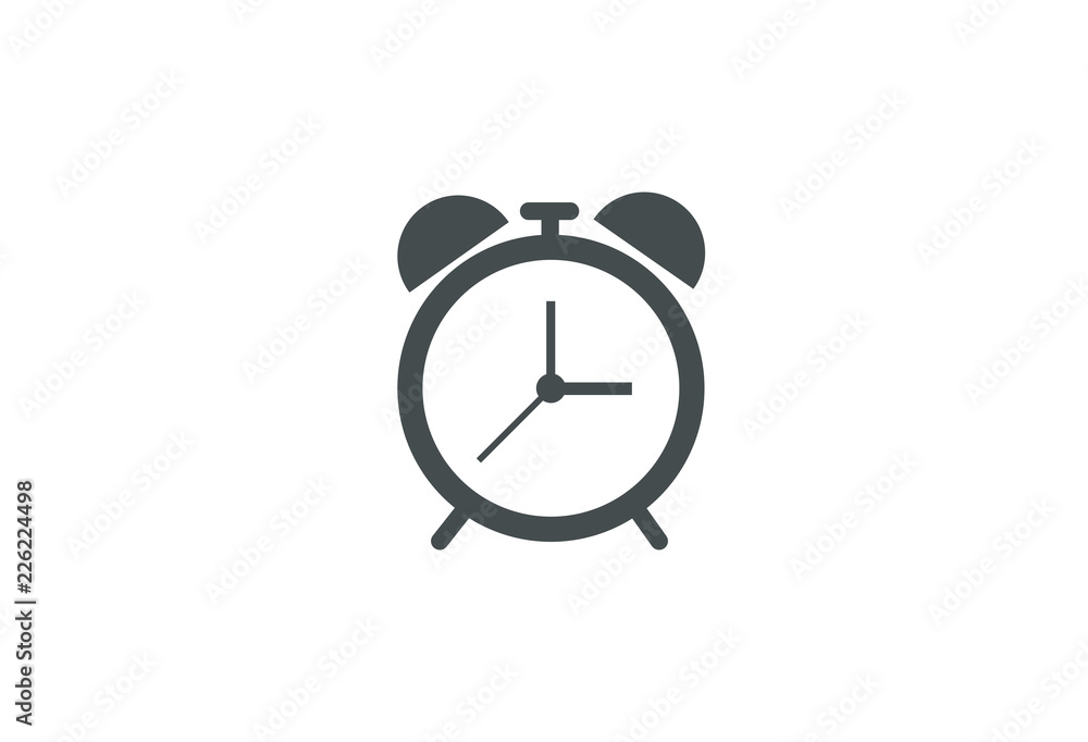 Modern Clock icon Stock Vector | Adobe Stock