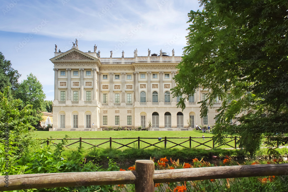 villa reale a milano in italia, royal palace in milan in italy Stock ...