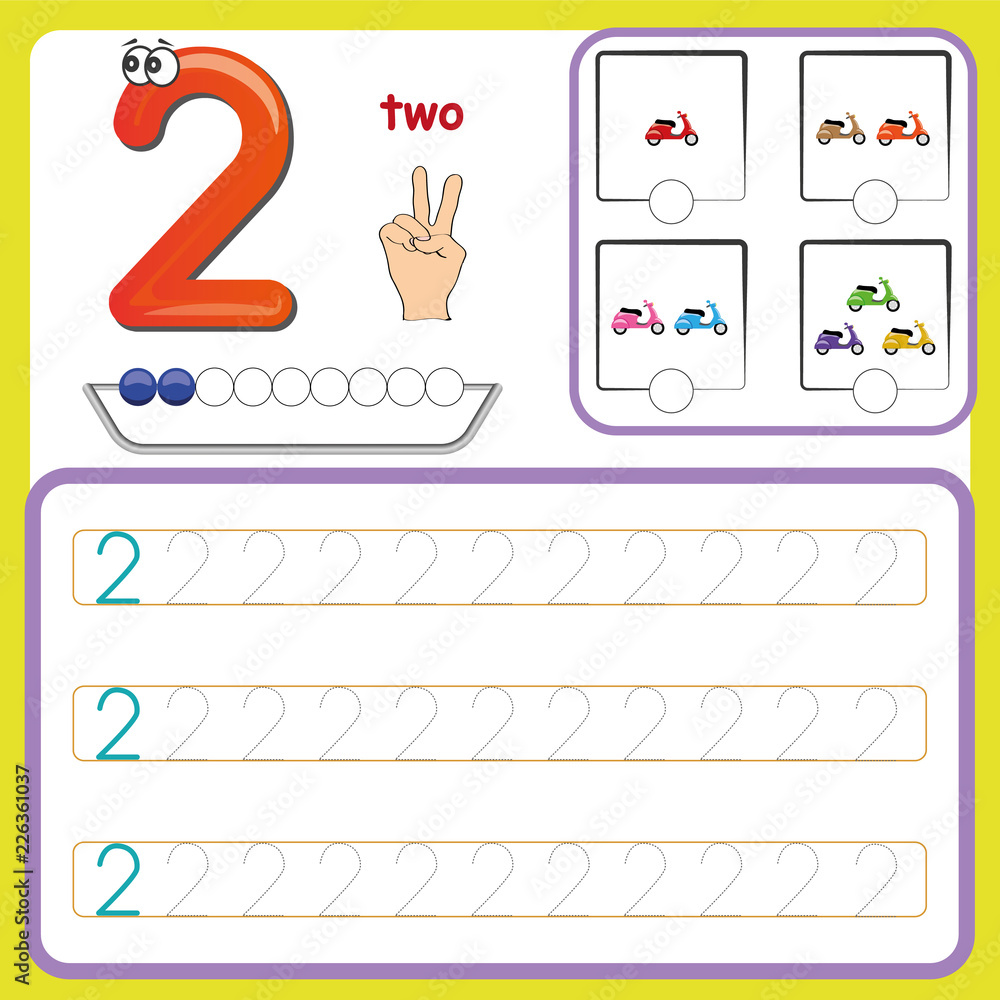 Number cards, Counting and writing numbers, Learning numbers, Numbers ...