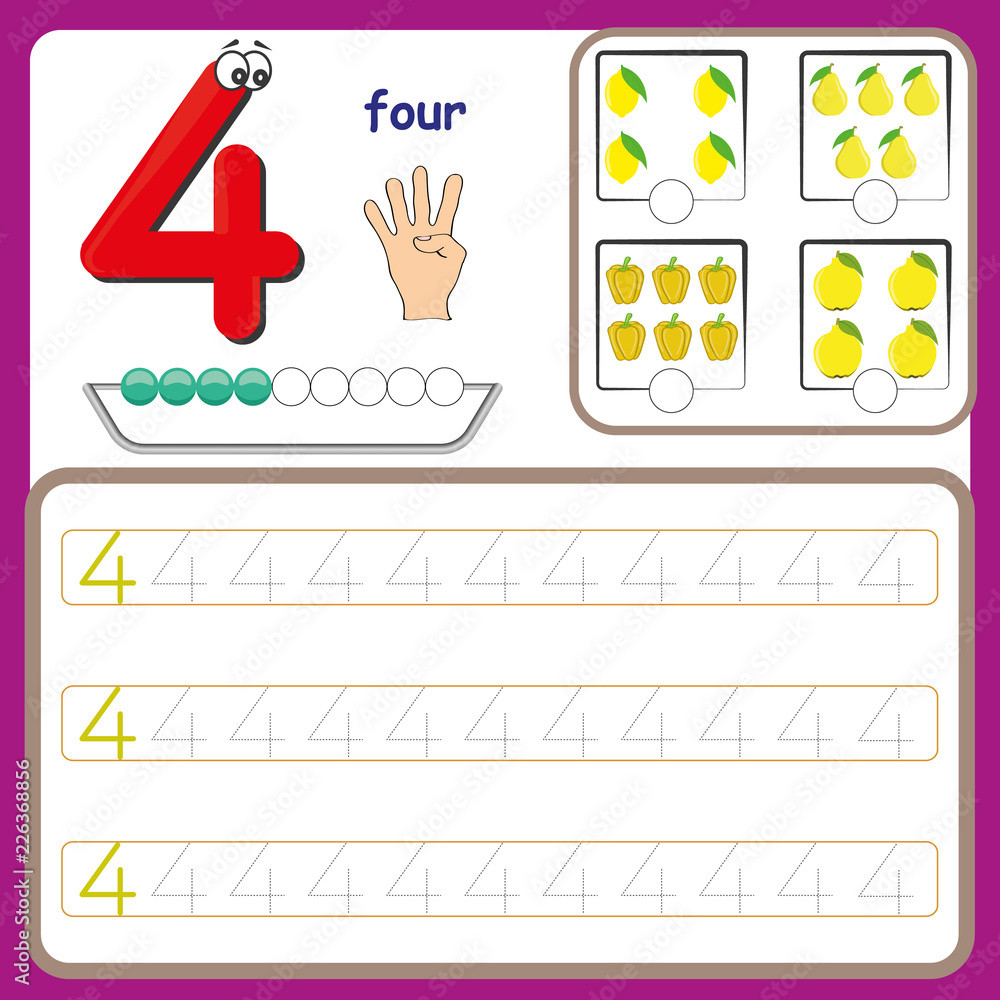 Number cards, Counting and writing numbers, Learning numbers, Numbers ...