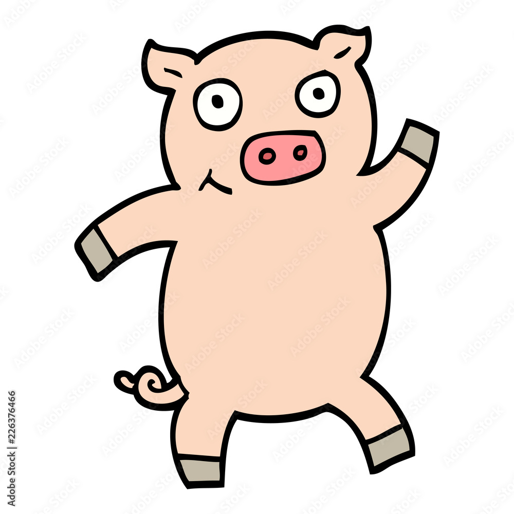 Dancing Pigs Clip Art