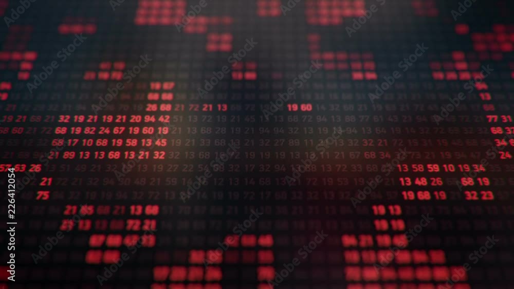 Technological background with representation of binary code. Binary ...