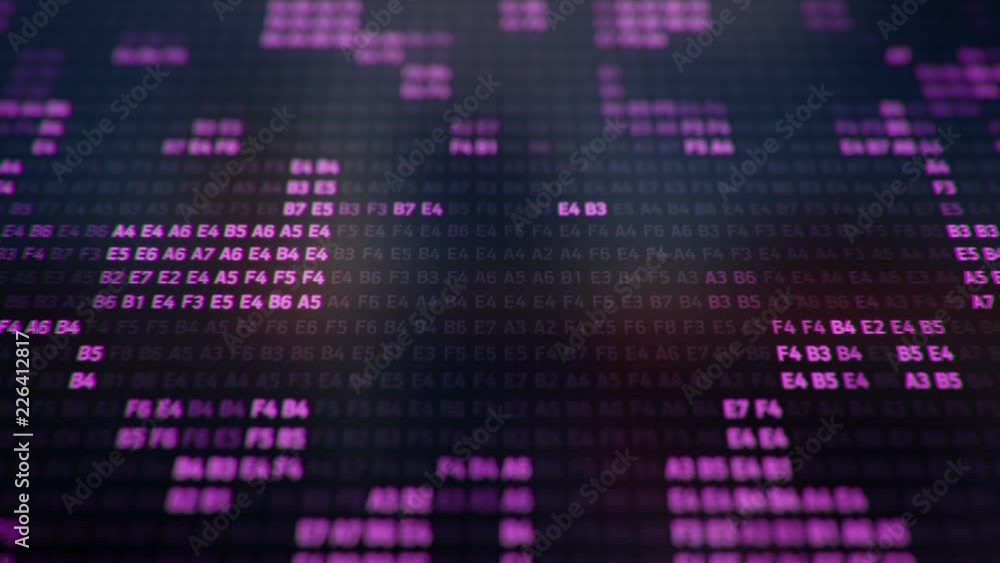Technological Background With Representation Of Binary Code Binary Digits In Different