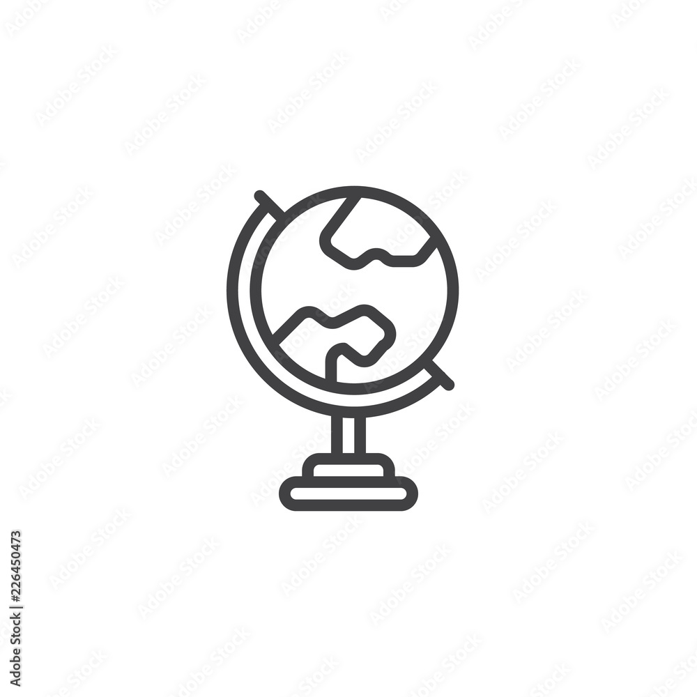 Simple Globe Vector