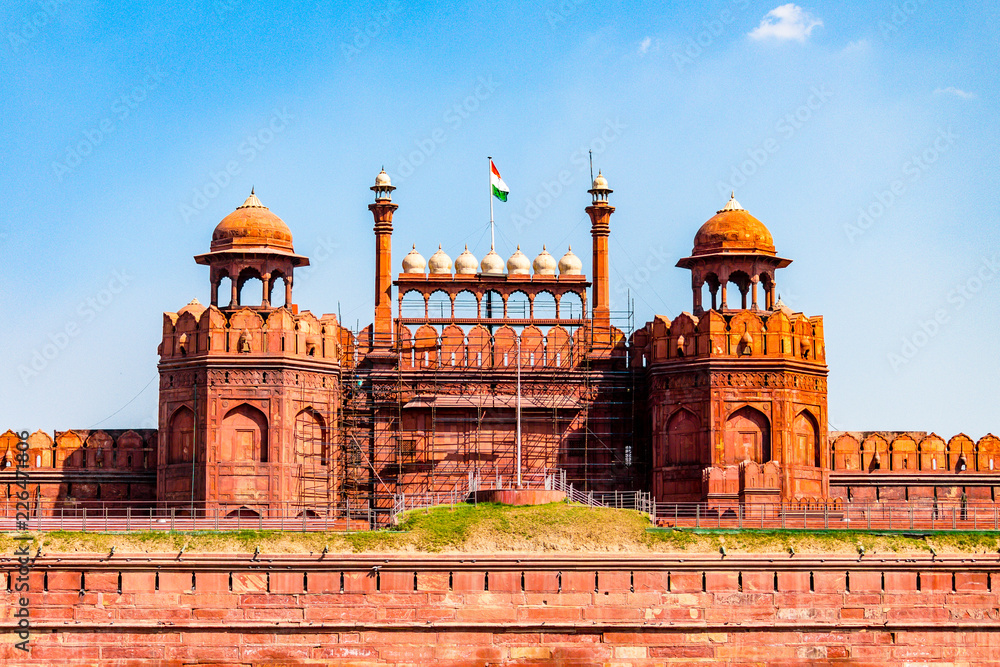 Red Fort(Lal Qila) - World Heritage Site. It is a historic fort in the ...