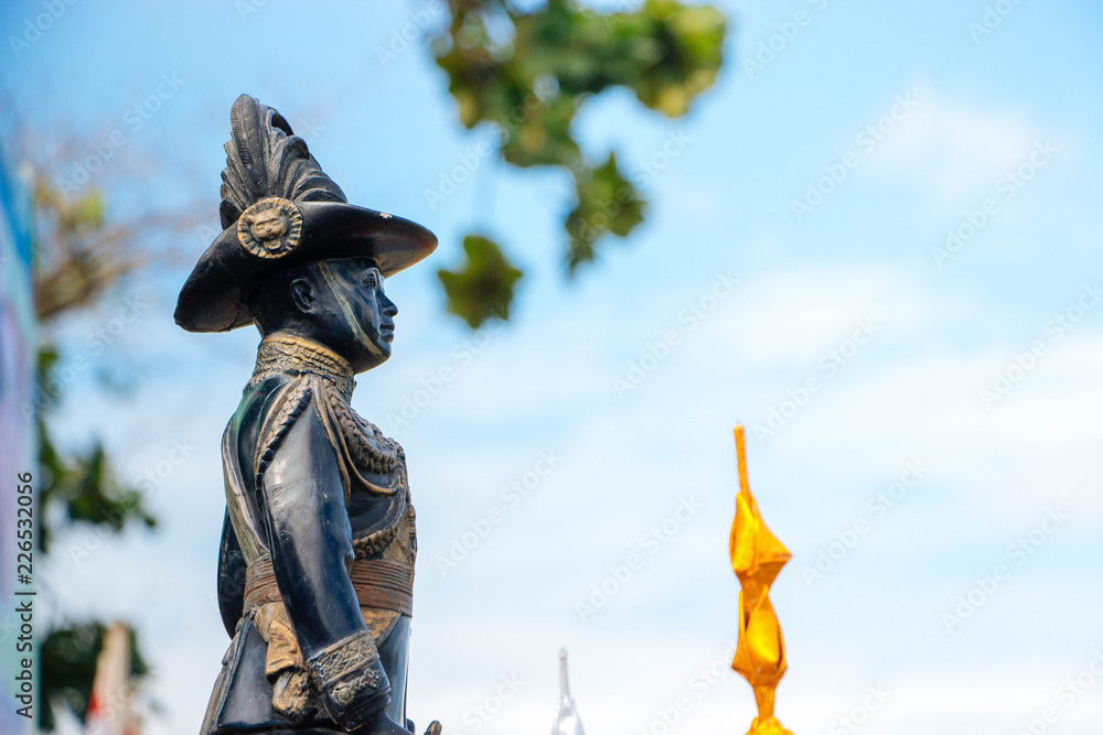 King's statue of King Rama VI of Thailand, Founder of Thai Scouting ...