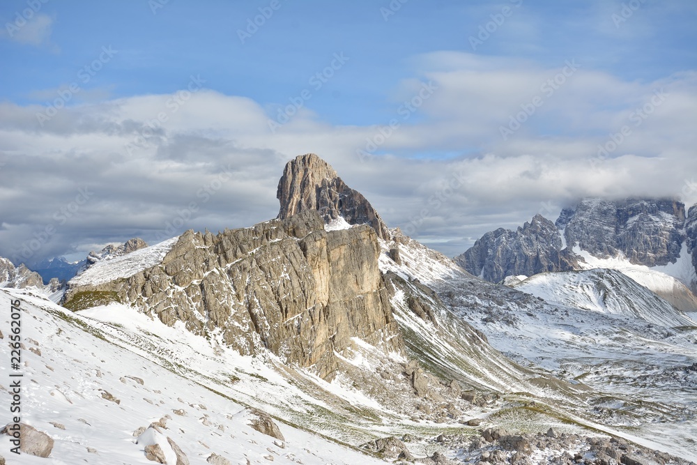 becco di mezzodi, rocheta and Croda da Lago lake, Cortina d'Ampezzo ...