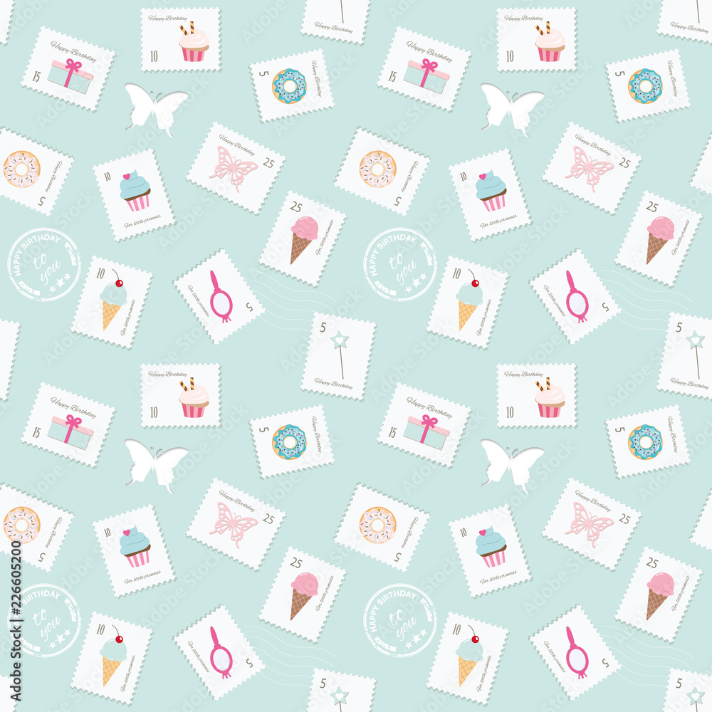 Blue Scrapbook Cover