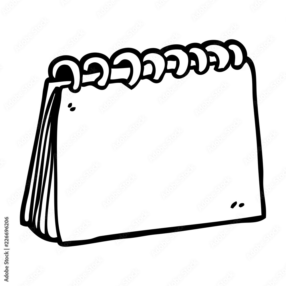 Blank Calendar Clipart Black And White