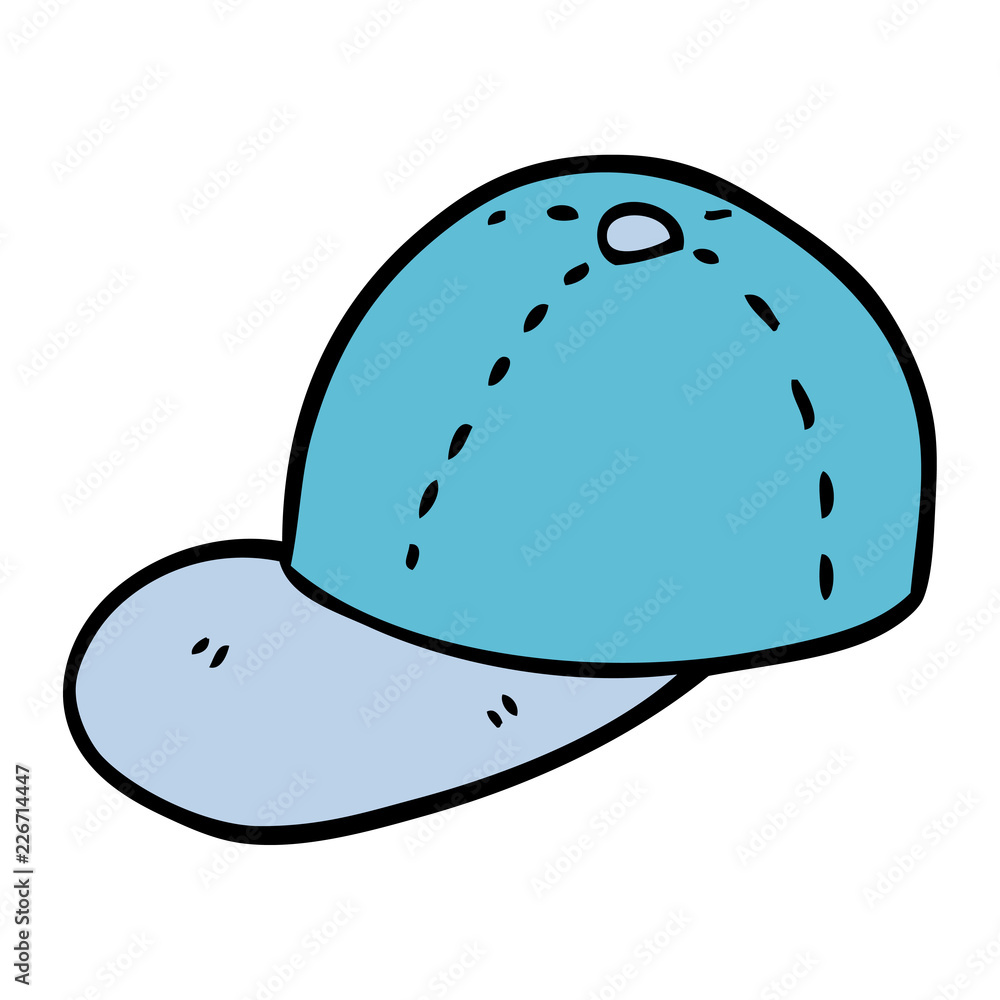 cartoon doodle baseball cap Stock Vector | Adobe Stock