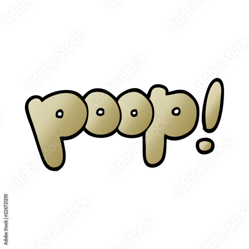 cartoon doodle font poop Stock Vector | Adobe Stock