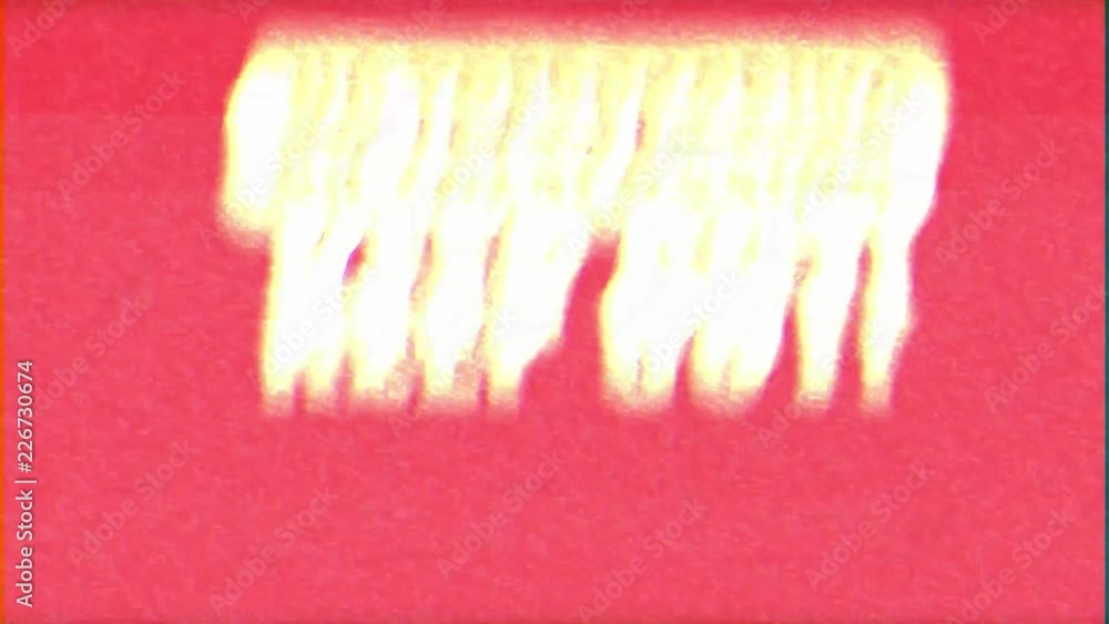 No Trespassing Keep Out Sign Glitch Video/ 4k animation of a vintage no ...