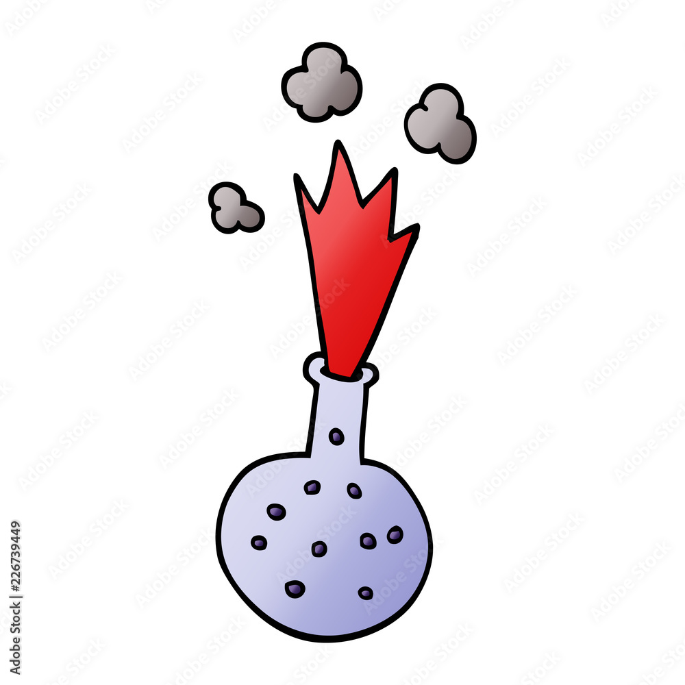 Chemical Reaction Cartoon