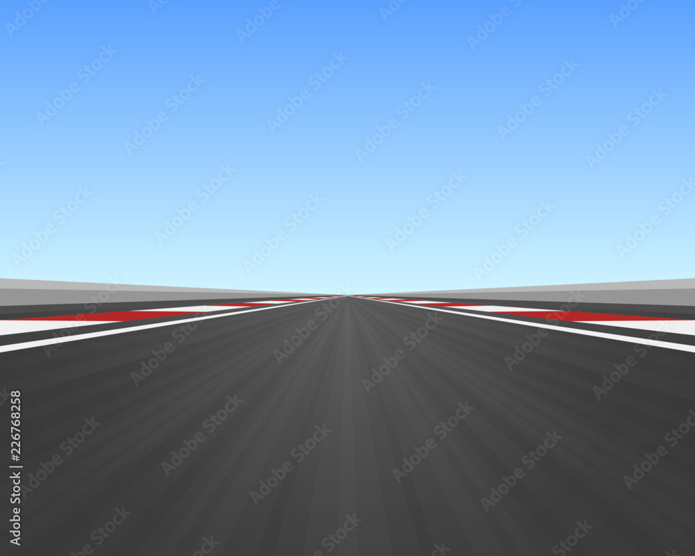 Track road to infinity, Road vector highway , Vector illustration ...