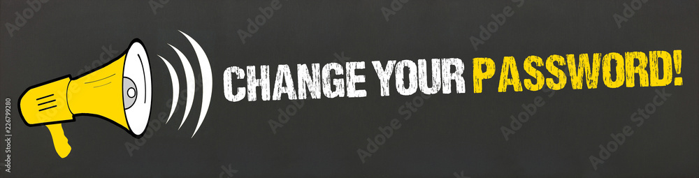 Change your Password! Stock Illustration | Adobe Stock