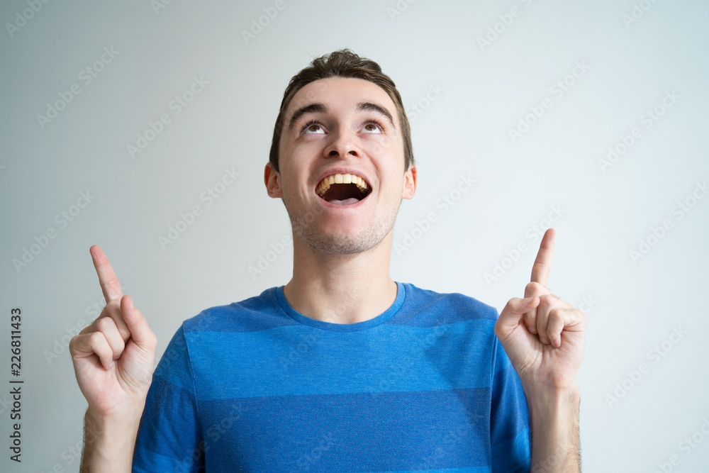 People Looking Up And Pointing