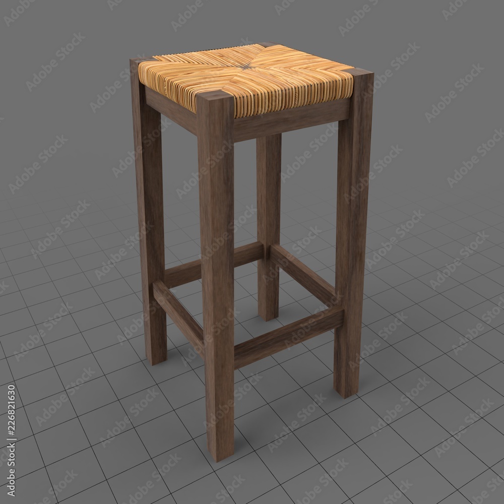 Stool Stock 3D asset | Adobe Stock