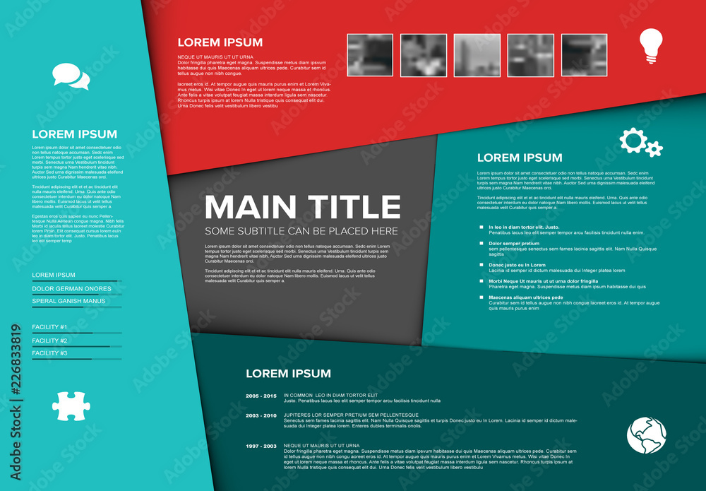 5 Section Infographic Layout Stock Template Adobe Stock 5 Section Infographic Layout Stock Template Adobe Stock