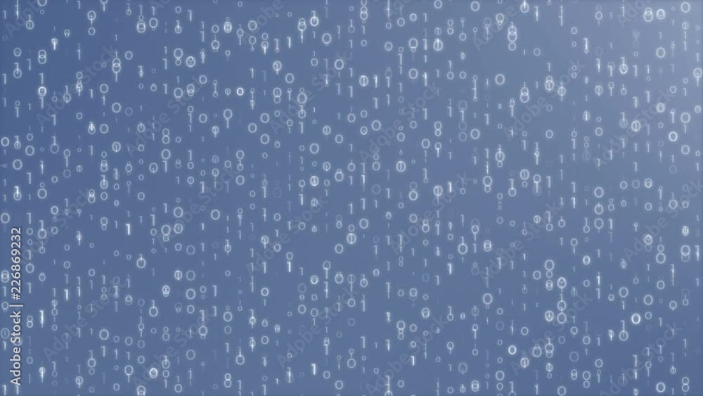 Digi0011 - Detailed Blue Digital Video Background Loop // Tons of ones ...