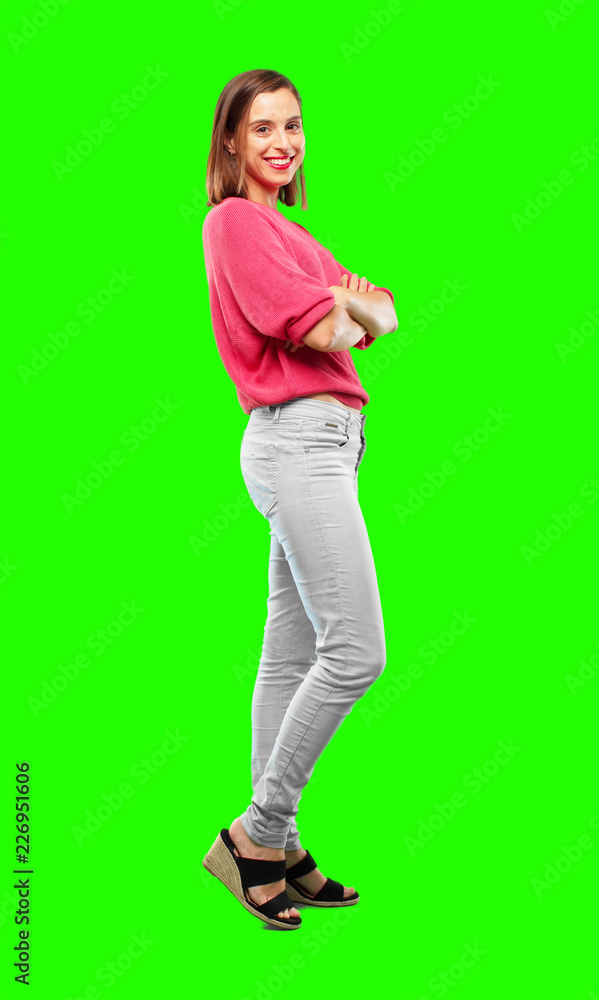 Young Woman Standing Side