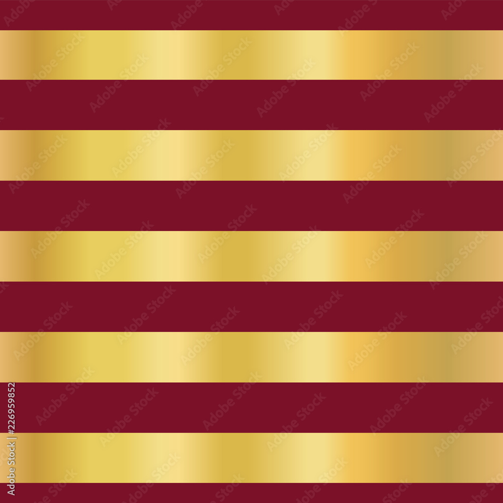 Red And Gold Striped Wallpaper