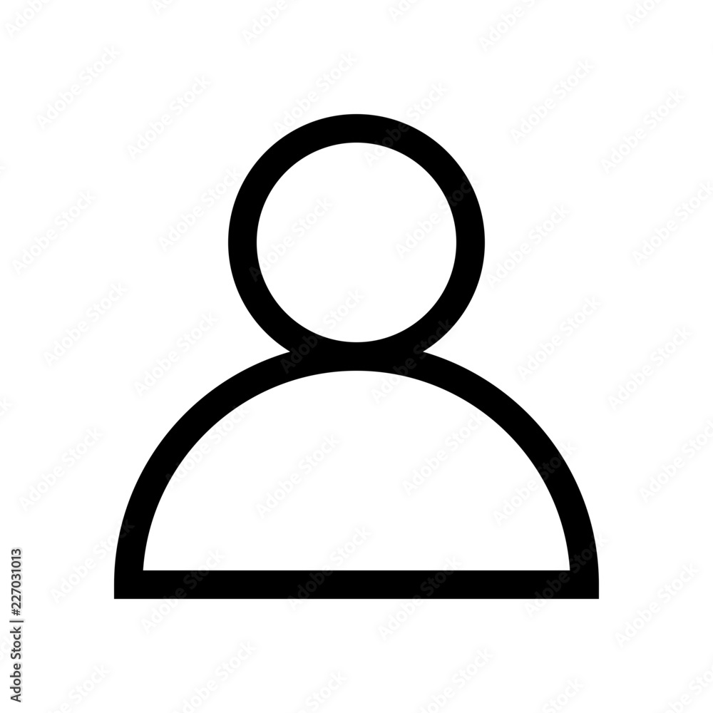 account user profile gui web vector icon Stock Vector | Adobe Stock