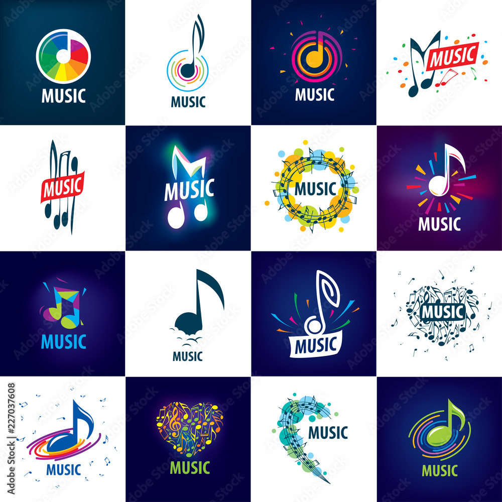 Vector sign music. Illustration of musical notes.. Stock Vector | Adobe ...