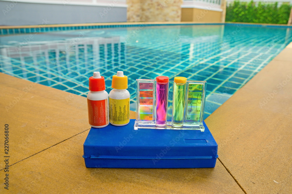 Service and maintenance of the pool.Check the PH of the pool.Liquid ...