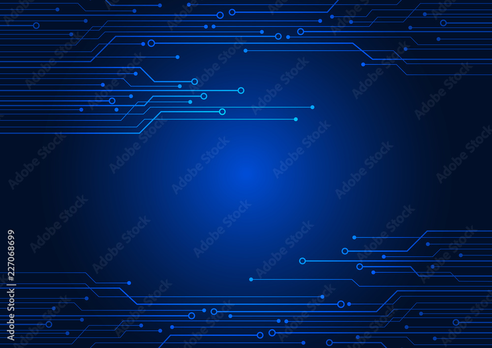 Abstract background blue color technology concept. Vector illustration ...