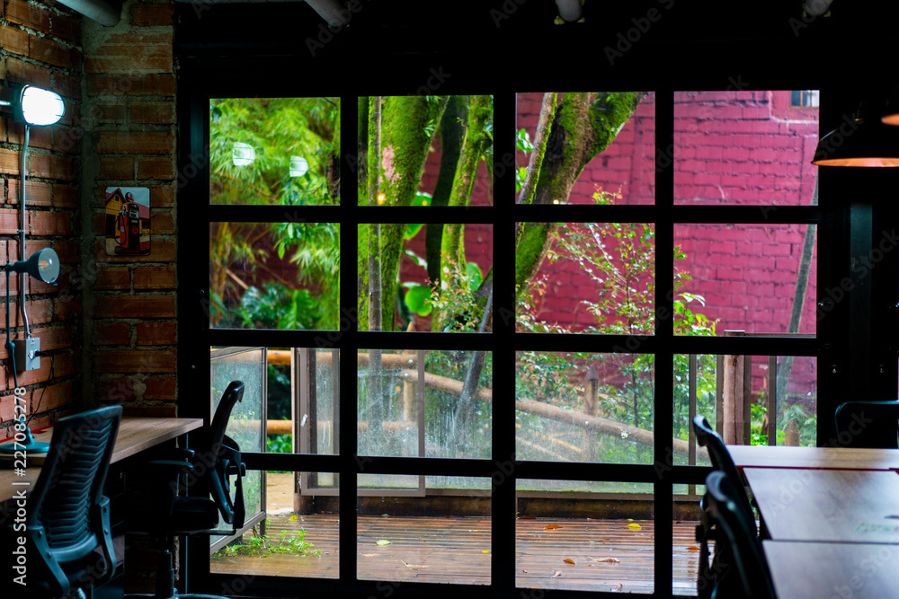 Office Window Background