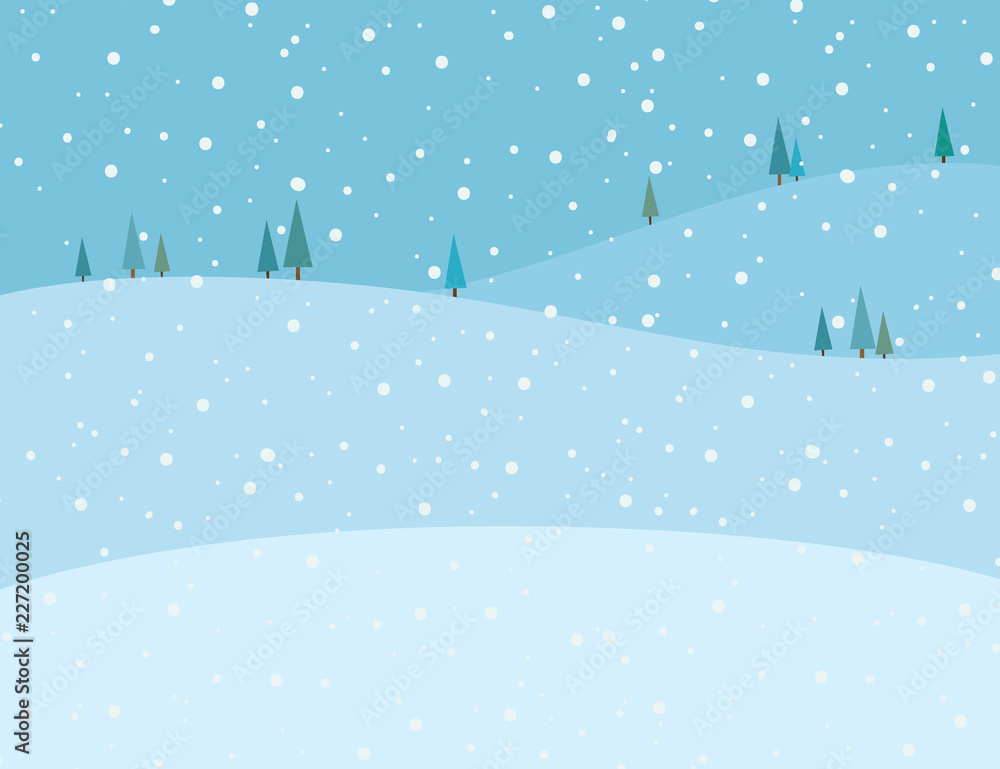 Snow Falling Clipart Background