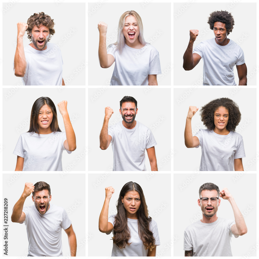 Group Of Angry White People