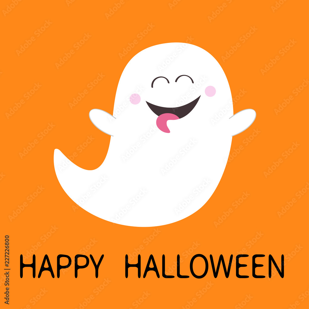 Happy Halloween Ghost Cute