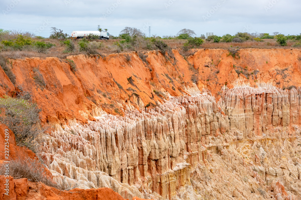 Viewpoint of the Moon (Miradouro da Lua) near Luanda Angola. Landscape ...