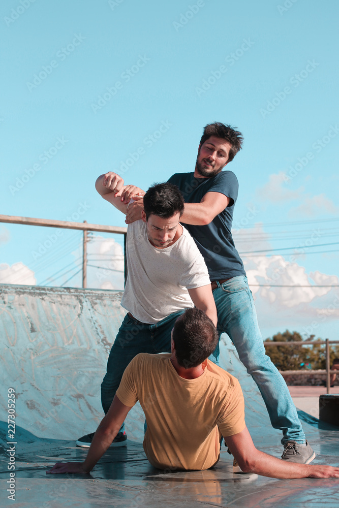 Street fight Stock-Foto | Adobe Stock