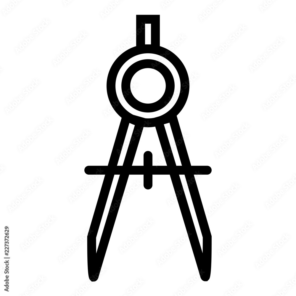 drafting compass draw architecture architect vector icon Stock Vector ... drafting compass draw architecture architect vector icon Stock Vector ...