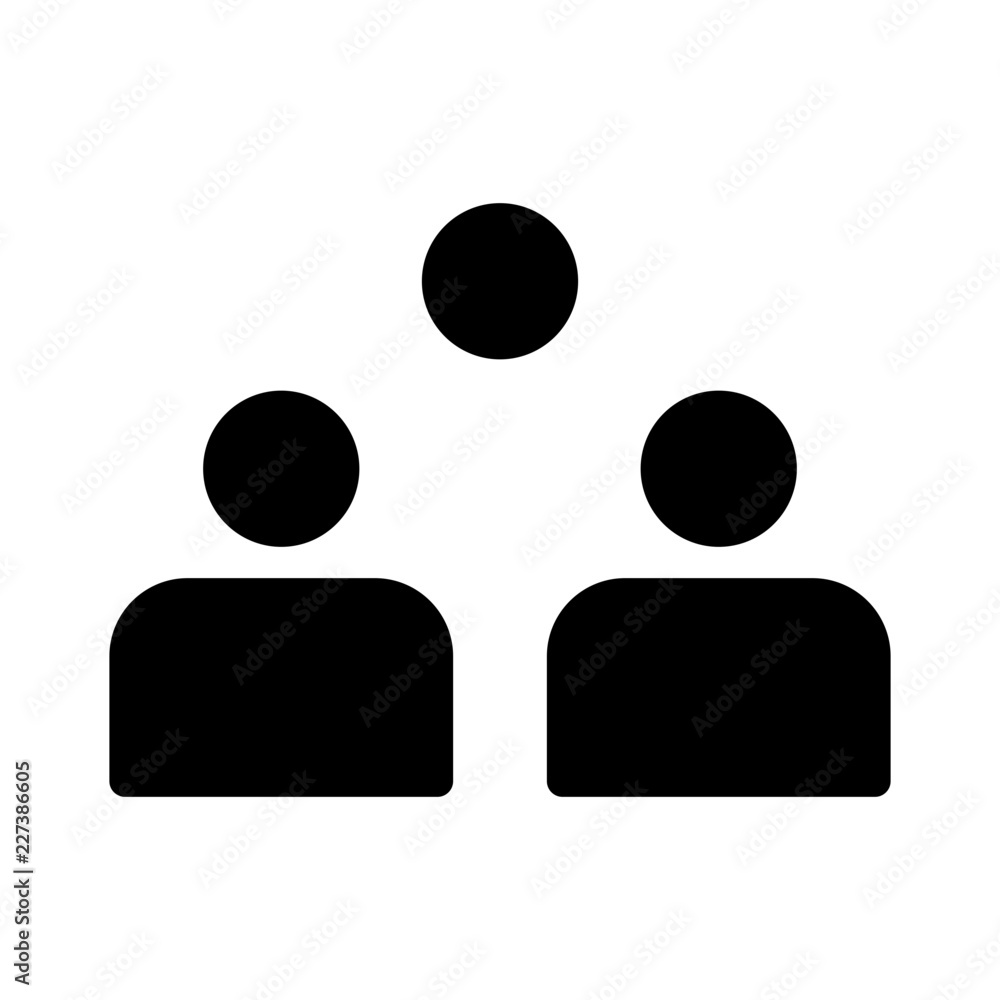 headcount staff colleague team vector icon Stock Vector | Adobe Stock
