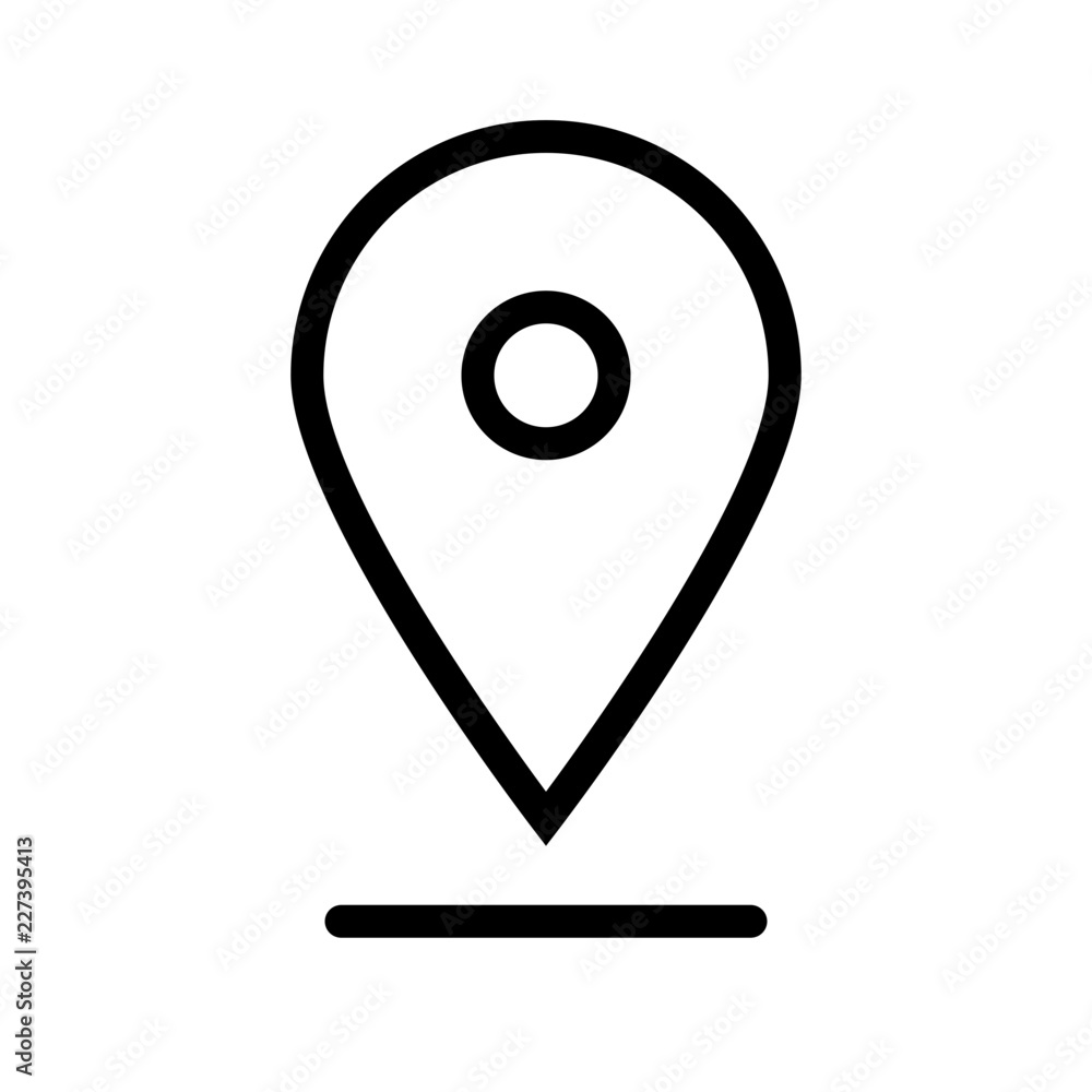 location target maps marker navigation vector icon Stock Vector | Adobe ...
