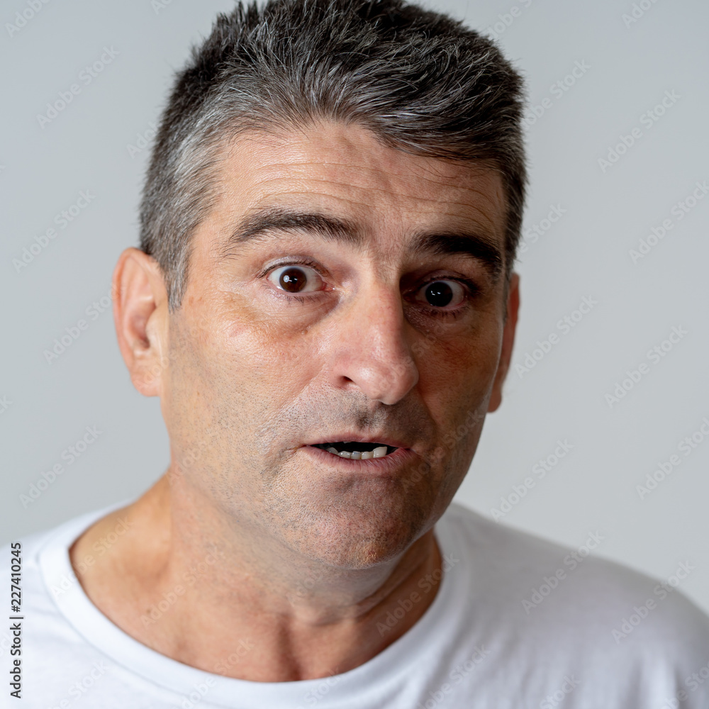 Horrified Facial Expression