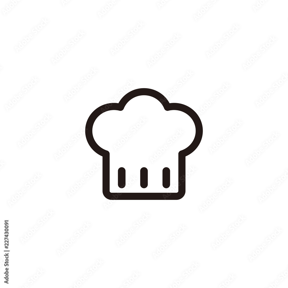 Chef, restaurant, food icon symbol Stock Vector | Adobe Stock