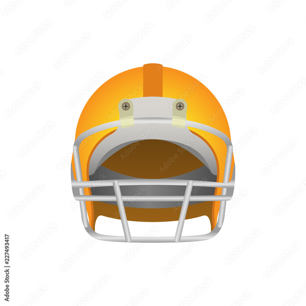 Football Helmet Front